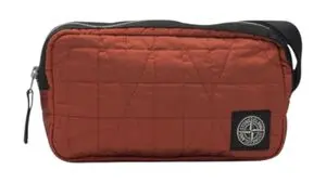 Stone Island Quilted Nylon Metal Clutch Bag - Red