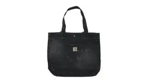 Carhartt Wip Denim Tote Large Shoulder Bag - Black
