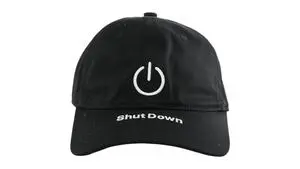 Vetements Shut Down Cap - Black