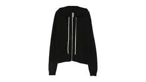 Rick Owens Zipped Hoodie - Black