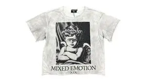 Mixed Emotion Oversize Xix Tee Shirt