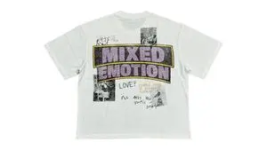 Mixed Emotion Lost Identity Tee Shirt - White