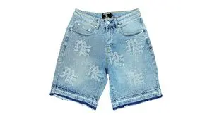 Mixed Emotion Rhinestone Denim Shorts