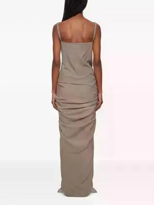 Rick Owens Draped Sleeveless Gown Dress