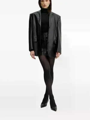 SILVIAN HEACH Stripe Panel Skirt - Black