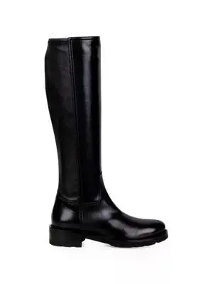 LORENZO MASIERO Polished Leather Knee-length Boots