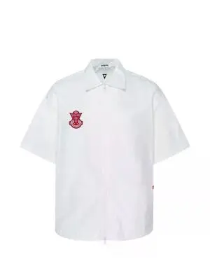 BLACKJACK Logo-patch Zip-up Shirt
