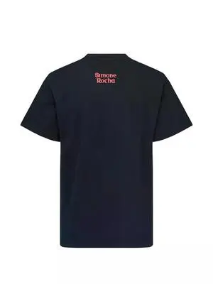 Simone Rocha Coming Up Roses Print T-shirt