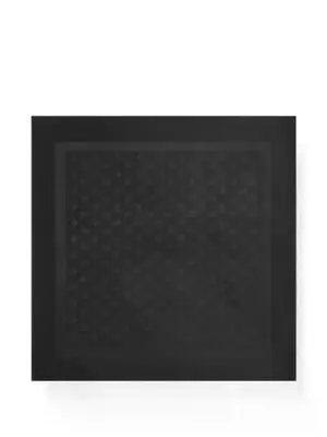 Dolce & Gabbana Silk Stolw With Logo-jacquard - Black