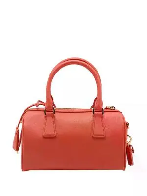 Prada Saffiano Lux Boston Bag Satchel