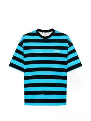 BLACKJACK Menace Stripde T-shirt