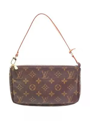 LOUIS VUITTON Monogram Pochette Accessoires Shoulder Bag - Brown