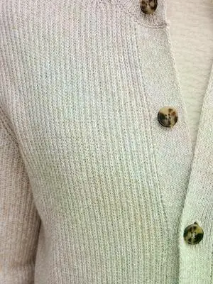 Sisley Cotton Rib Knit Cardigan