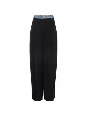 Alexander Wang Denim Waistband Mid-rise Pants