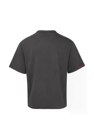 We11Done Logo-print Slash-detail T-shirt
