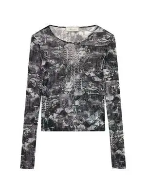 Blumarine Printed Jersey T-shirt