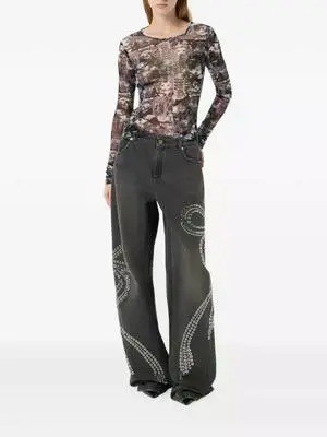 Blumarine Printed Jersey T-shirt