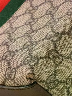 Gucci Ophidia Dome Gg Coated Canvas Small Shoulder Bag
