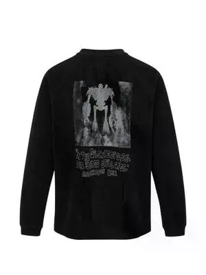 Andersson Bell Alien Machinery Waffle-knit T-shirt