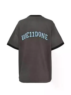 We11Done Doodle Teddy Charm T-shirt - Grey