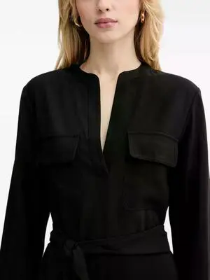 SILVIAN HEACH Buttoned V-neck Dress