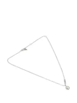 Guess Color My Day Crystal-pendant Necklace - Silver
