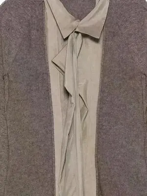 YEHUAFAN Layered-design Ruffle-detail Dress
