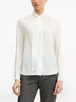 SILVIAN HEACH Long-sleeve Embellished Shirt - White