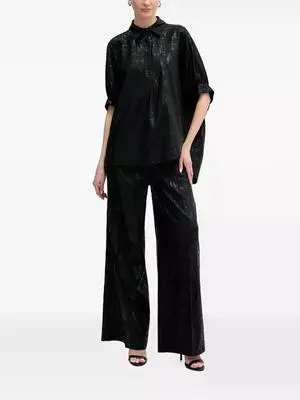 SILVIAN HEACH Long Sleeve Textured Shirt