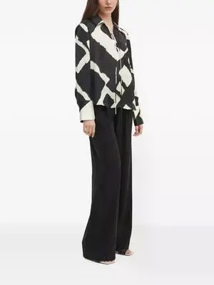 Sisley Tie-fastening Blouse