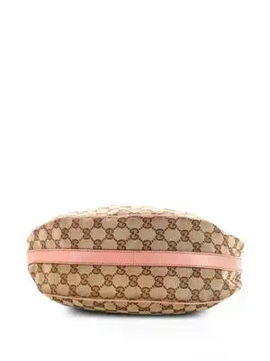 Gucci Twins Gg Canvas Medium Hobo Bag