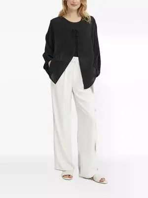 Sisley Tie-fastening Blouse