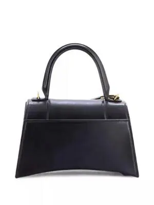 Balenciaga Hourglass Top Handle Bag Leather Satchel