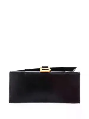 Balenciaga Hourglass Top Handle Bag Leather Satchel
