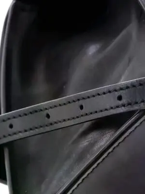 Balenciaga Hourglass Top Handle Bag Leather Satchel