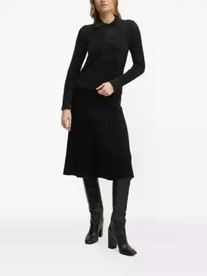 Sisley Buttoned Polo-collar Jumper