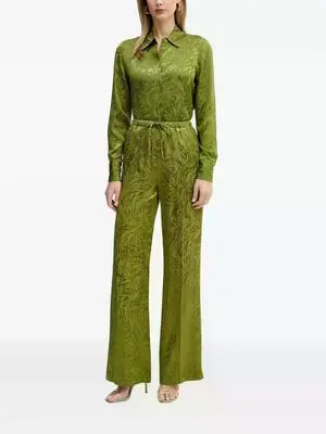 SILVIAN HEACH Patterned Button-fastening Shirt - Green