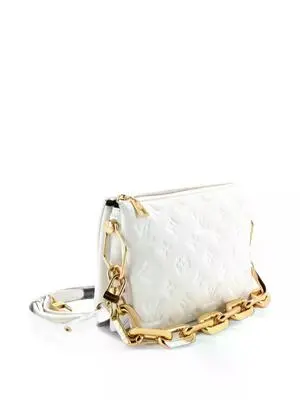 LOUIS VUITTON Coussin Bag Monogram Embossed Lambskin Crossbody Bag