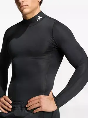 Adidas Techfit Compression Training Mock Neck Long Sleeve T-shirt