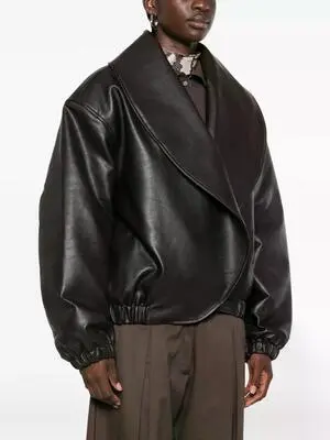Source Unknown Eleni Bomber Jacket - Brown