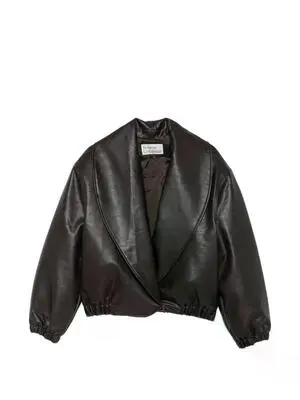 Source Unknown Eleni Bomber Jacket - Brown