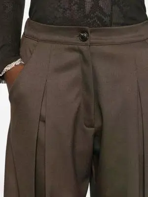 Source Unknown Mika Tuck Straight-leg Trousers