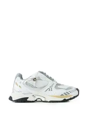 Versace Icaro Leather Sneakers - White