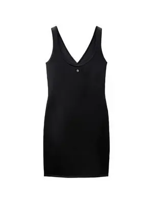 Versace Stretch Wool Knit Mini Dress