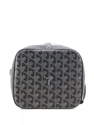 Goyard Petit Flot Coated Canvas Bucket Bag - Grey