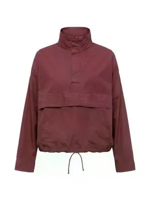 LESET Kyoto High-neck Drawstring Jacket - Red