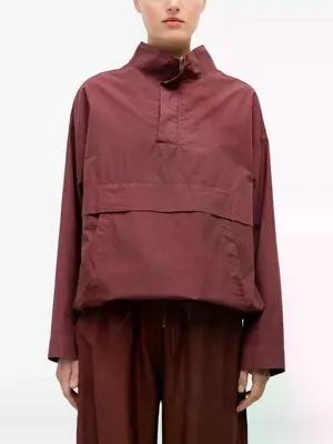 LESET Kyoto High-neck Drawstring Jacket - Red
