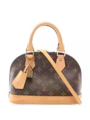 LOUIS VUITTON Bb Alma Monogram Canvas Tote Bag