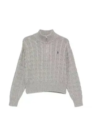 Polo Ralph Lauren Cable-knit Quarter-zip Sweater