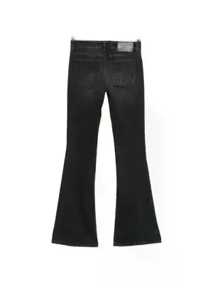 PT TORINO Faded-effect Flared Jeans